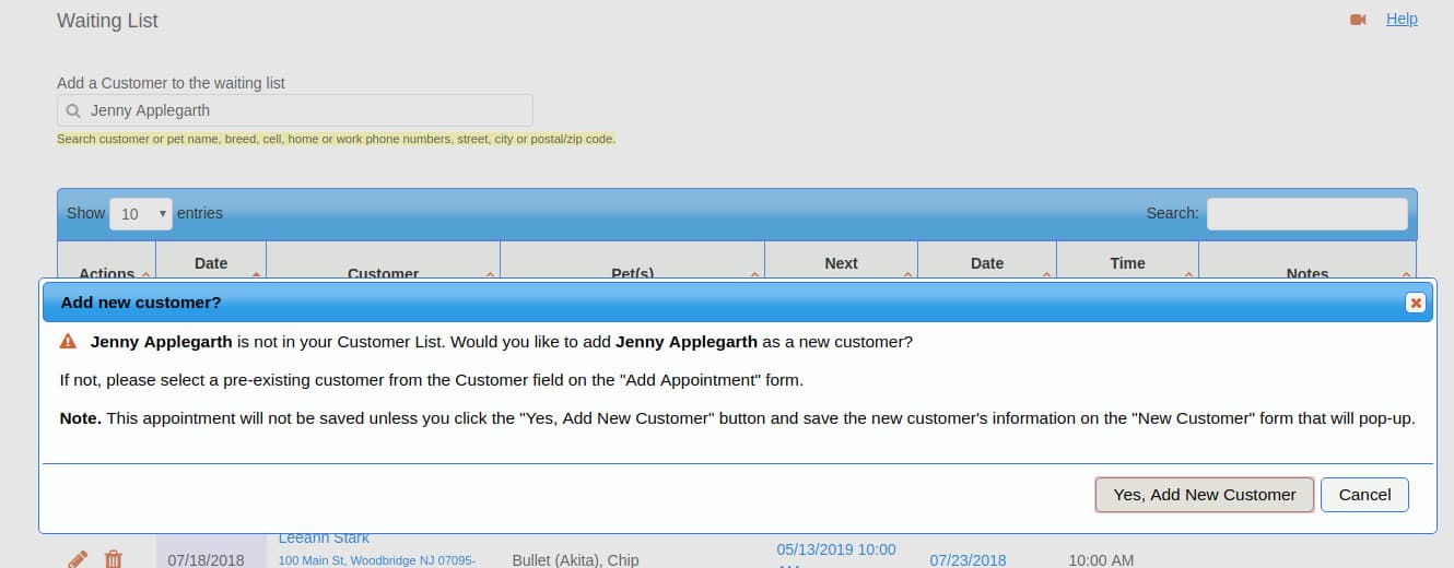 Pet Grooming Waiting List - Groomsoft Pet Grooming Software Blog