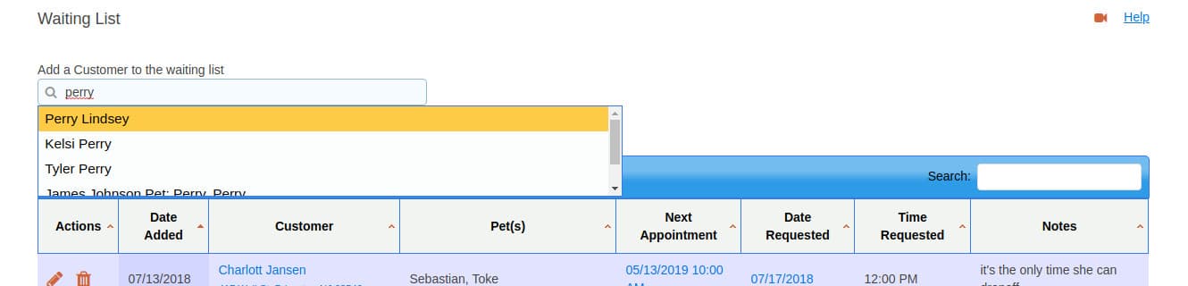 Pet Grooming Waiting List - Groomsoft Pet Grooming Software Blog